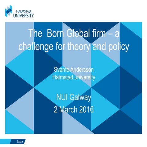 2016.03.02 The Born Global firm | PPT