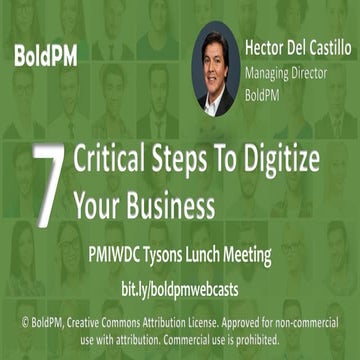 7 Critical Steps To Digitize Your Business | PDF