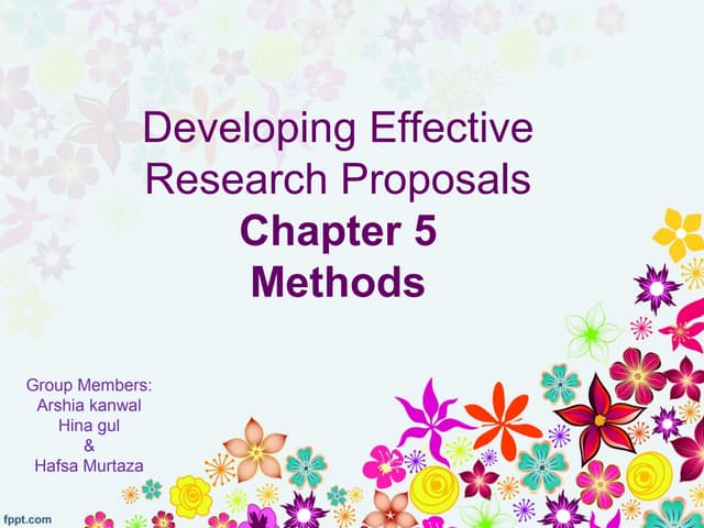 Developing Effective Research Proposals | PPT Developing Effective Research Proposals | PPT