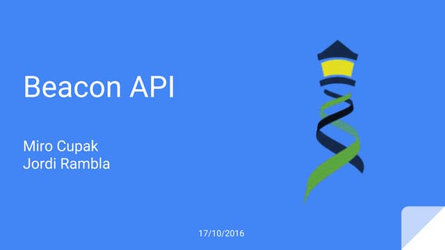 Beacon Api Ppt
