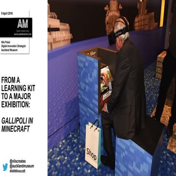 Gallipoli in Minecraft - Museums and the Web 2016 - #MWXX | PPTX ...