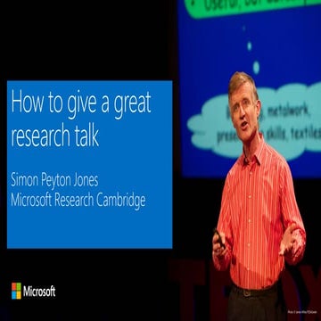 Presentation skills for researchers | PDF