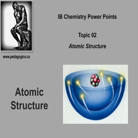 2016 Topic 2: Atomic Structure | PPT