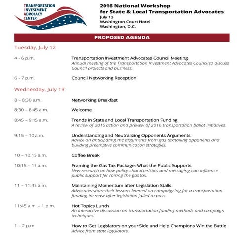 2016 workshop-agenda | PDF