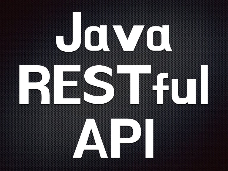2016 02 16 Java Restful Api With Jax Rs 8813