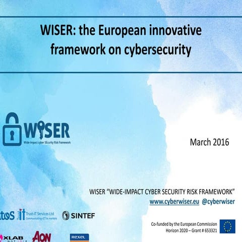 WISER: the European innovative framework on cybersecurity | PDF