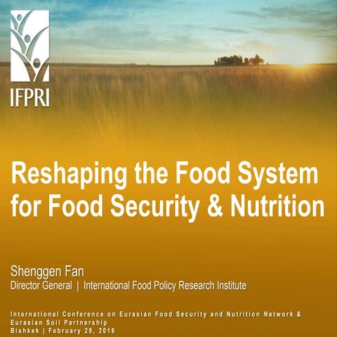 Achieving sustainable food security for all | DOC