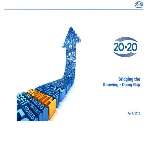 Knowing - Doing Gap | PDF