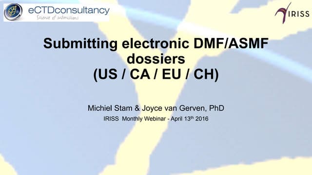 USDMF Preparation and Submissions | PDF