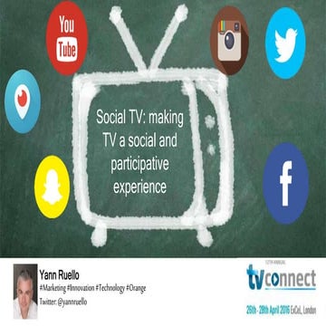 Social TV: making TV a social & participative experience | PPT