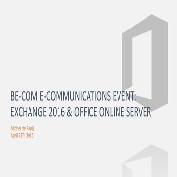 Overview of Microsoft Exchange Online | PPTX