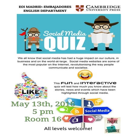 2016 05 social media quiz | PDF