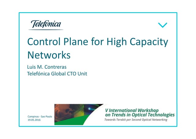 Gmpls Sdn Optical Networking And Control Planes