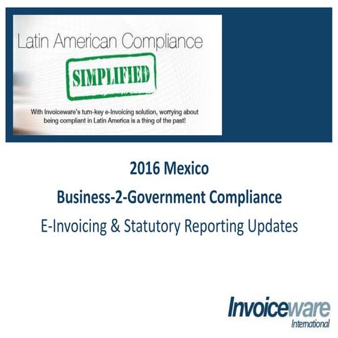 Mexico SAT Electronic Invoicing Updates | PDF