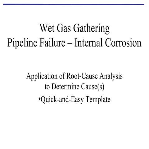An Aid to Support Root-Cause Investigation - Internal Corrosion ...