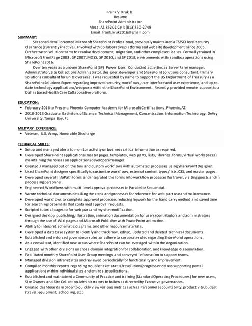 Cox Resume | DOC