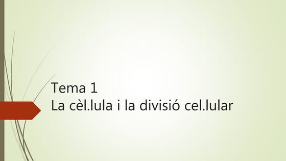 La cèl·lula | PPT