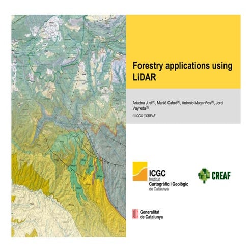 Forestry Applications Using Lidar Pdf Cloud Computing Internet