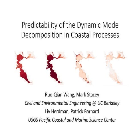 Predictability Of The Dynamic Mode Decomposition In Coastal Processes Ppt