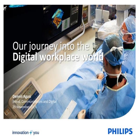 Our journey into the Digital workplace - Philips | PDF