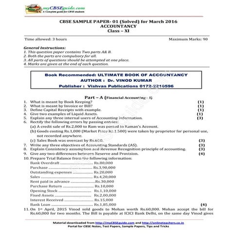 2016 11 accountancy_sample_paper_01 | PDF