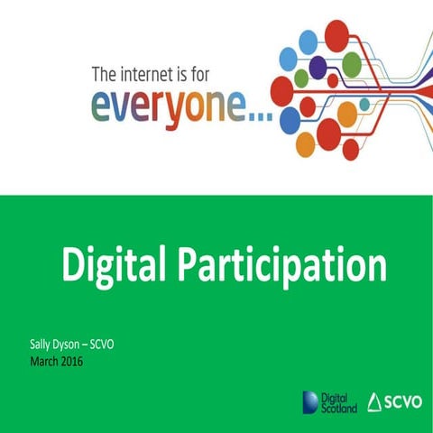 Digital Participation at #BeGoodBeSocial 2016 | PPTX