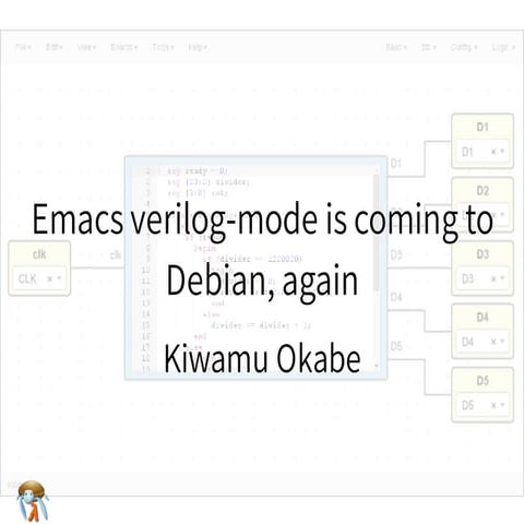 Emacs Verilog Mode Is Coming To Debian Again Ppt 