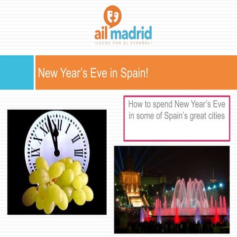 New Year's Eve in Spain! | PPTX