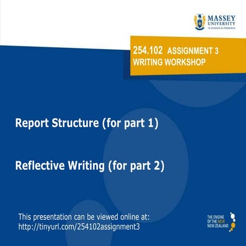 2016 254102 writing workshop 2 | PPT