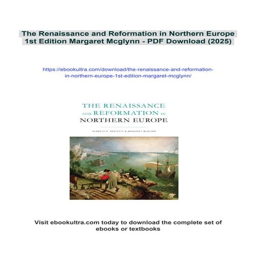 The Renaissance and Reformation in Northern Europe 1st Edition Margaret ...