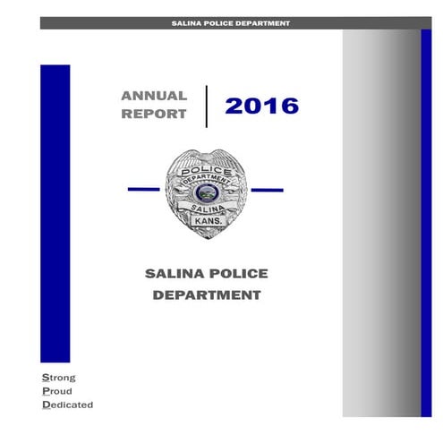 City of Salina Police Department-2016 Annual Report | PDF