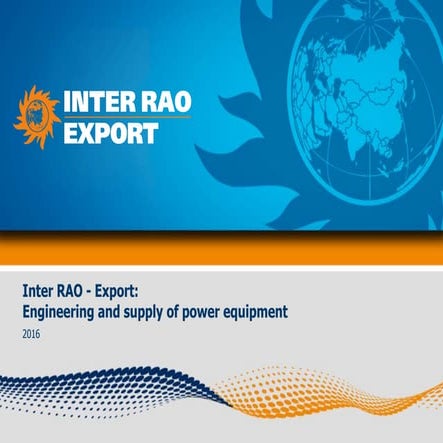 Inter RAO - Export company presentation | PPT