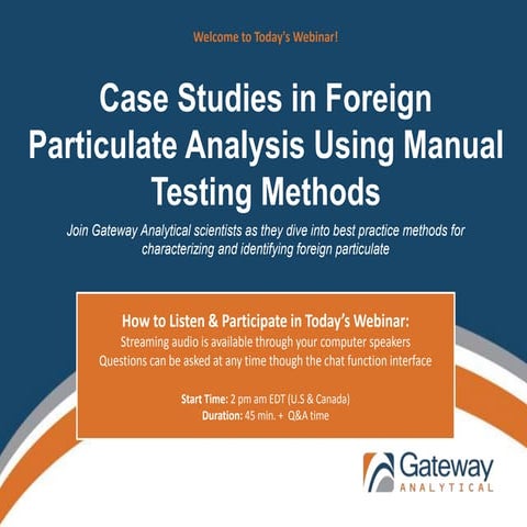 In-depth Characterizations of OINDPs from R&D to Regulatory Submission | PPTX