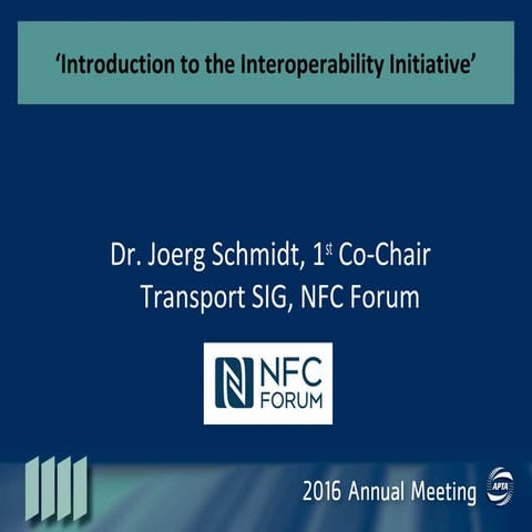 Introduction to the Interoperability Initiative | PPT