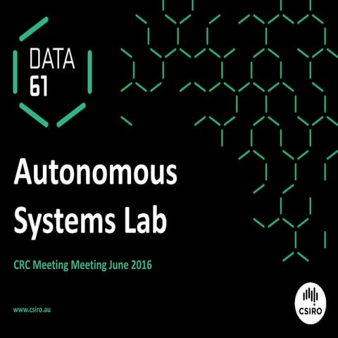 2016 Autonomous Systems Lab | PPT