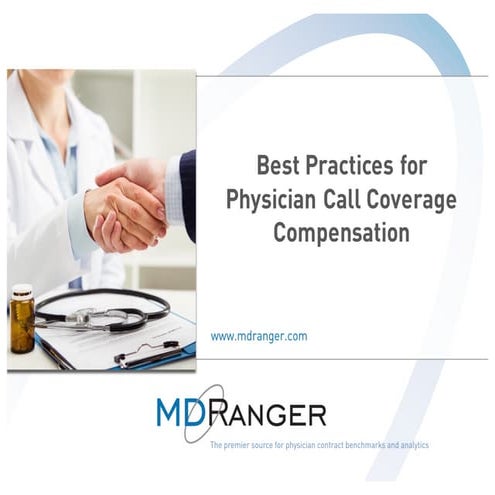 Best Practices for Physician Call Coverage Compensation | PDF
