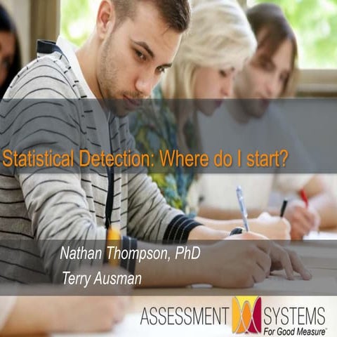 Statistical Detection Of Test Fraud Data Forensics Where Do I Start