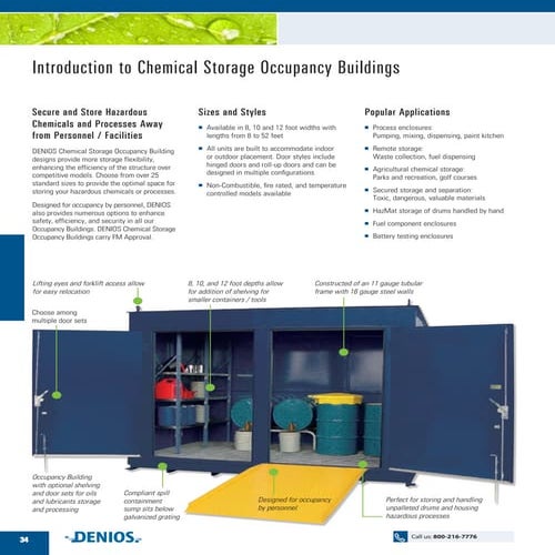 Introduction to Chemical Storage Occupancy Buildings | PDF