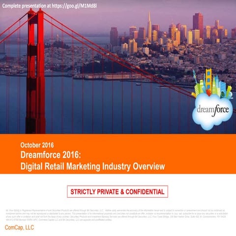 Guide to Dreamforce 2016 – Digital Retail Marketing | PPTX