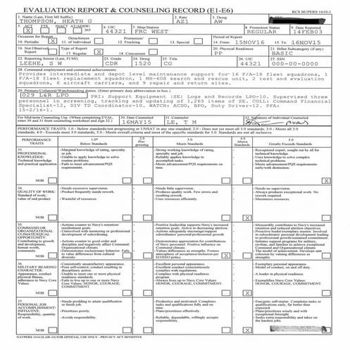 2016 E6 Evaluation | PDF