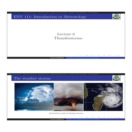 The weather storms | PDF