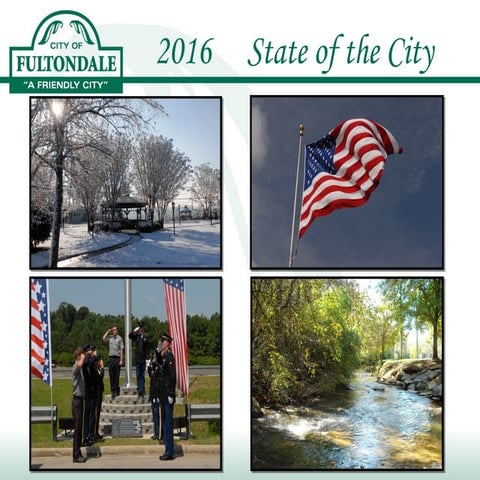 2016 Fultondale, Alabama State of the City | PPT