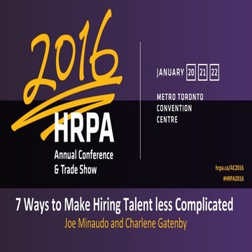 7 Ways to Make Hiring Talent Less Complicated | PPT