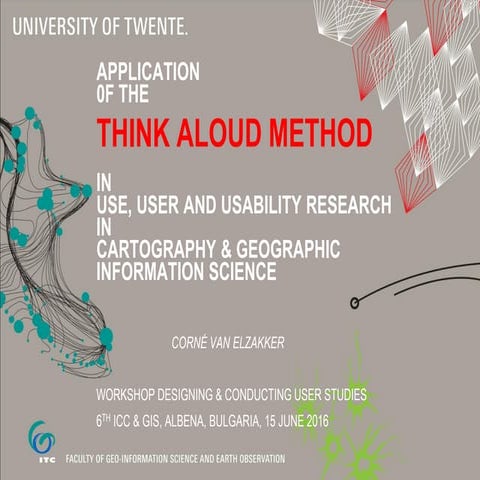 The think aloud (ta) method | PPTX