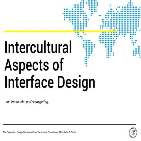 Intercultural Aspects in Interface design | PPT