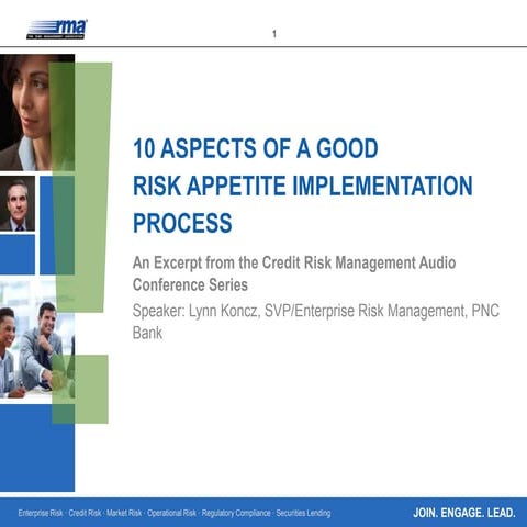 10 Aspects of a Good Risk Appetite Implementation Process | PPTX