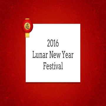 World Journal LA_Lunar New Year Festival Proposal | PPT