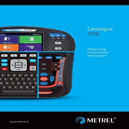 Katalog Metrel 2016 | PDF | Manufacturing Industry | Industries