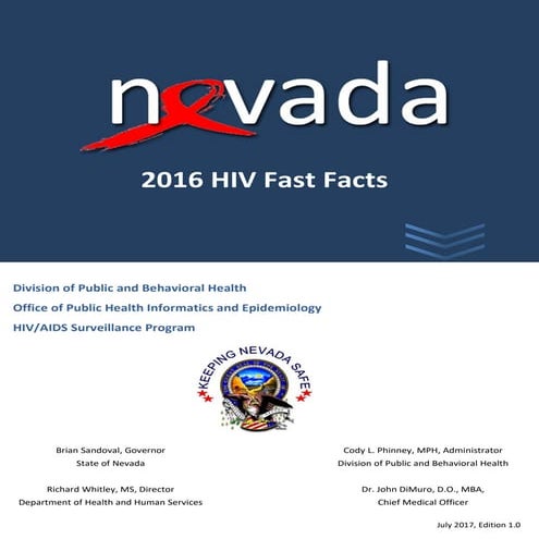 2016 nevada hiv fast facts | PDF