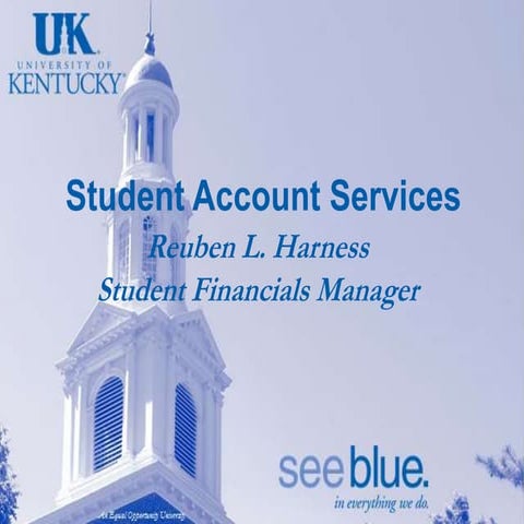 Student Account Services 2016 | PPT